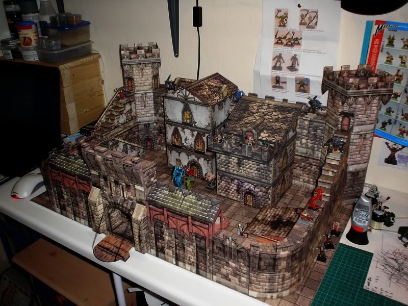 Game on the cheep Papercraft Terrain ! – Runkle Plays Games