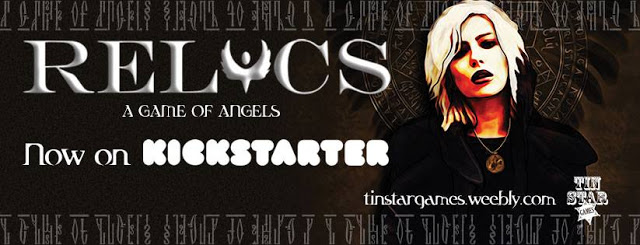 First Looks Relics a Game of Angels RPG Kickstater – Runkle Plays Games